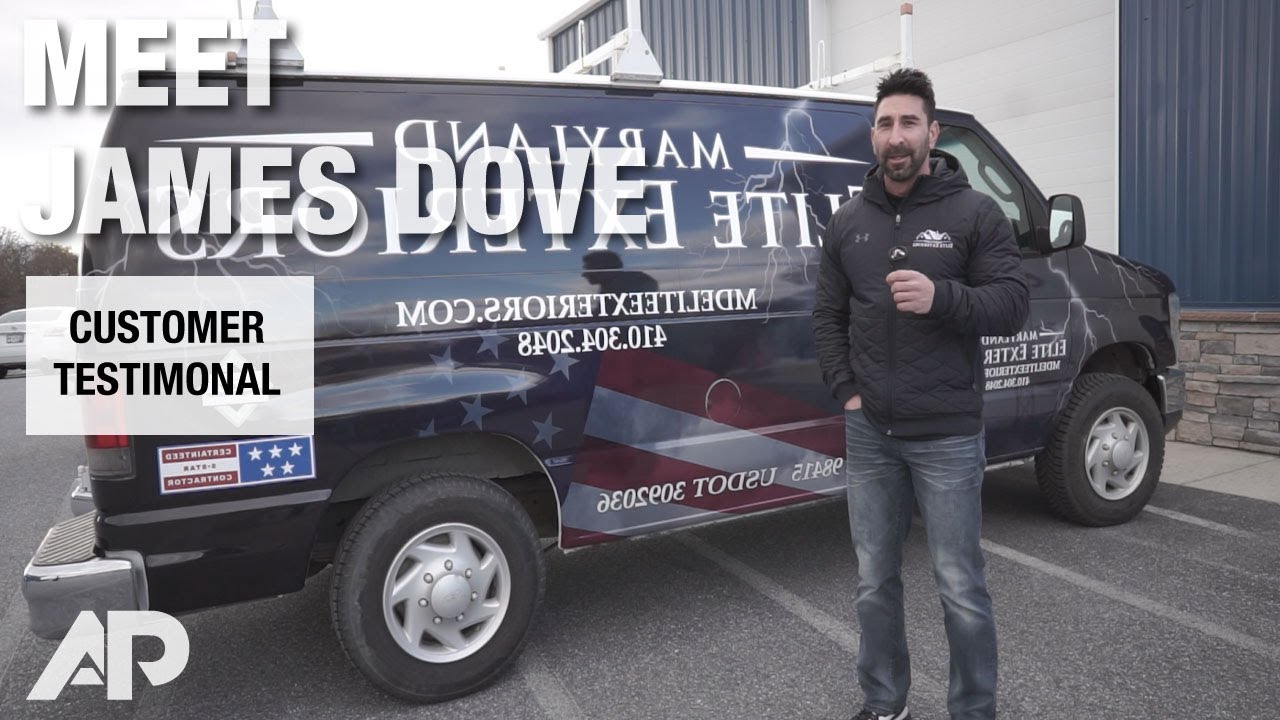 AP Corp Customer Testimonial: James Dove Testimonial Maryland Elite ...