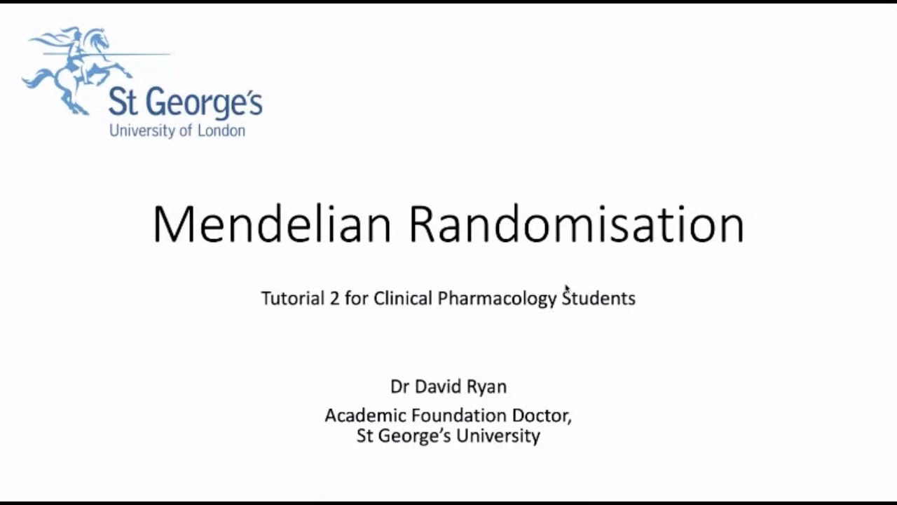 Mendelian Randomisation Tutorial 2 - YouTube