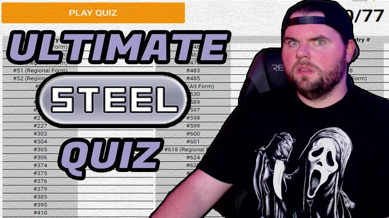 TEST YOUR POKEMON KNOWLEDGE! The ULTIMATE STEEL TYPE Quiz! - YouTube