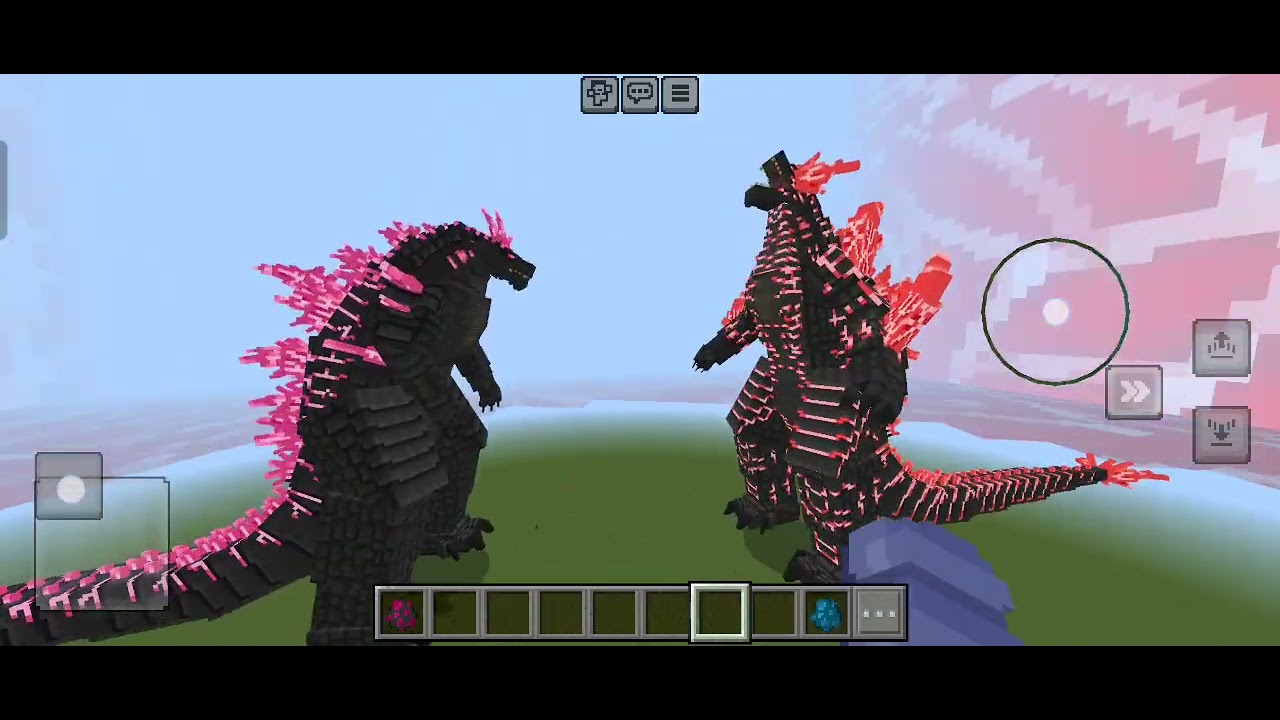 Godzilla vs volcanic Godzilla - YouTube