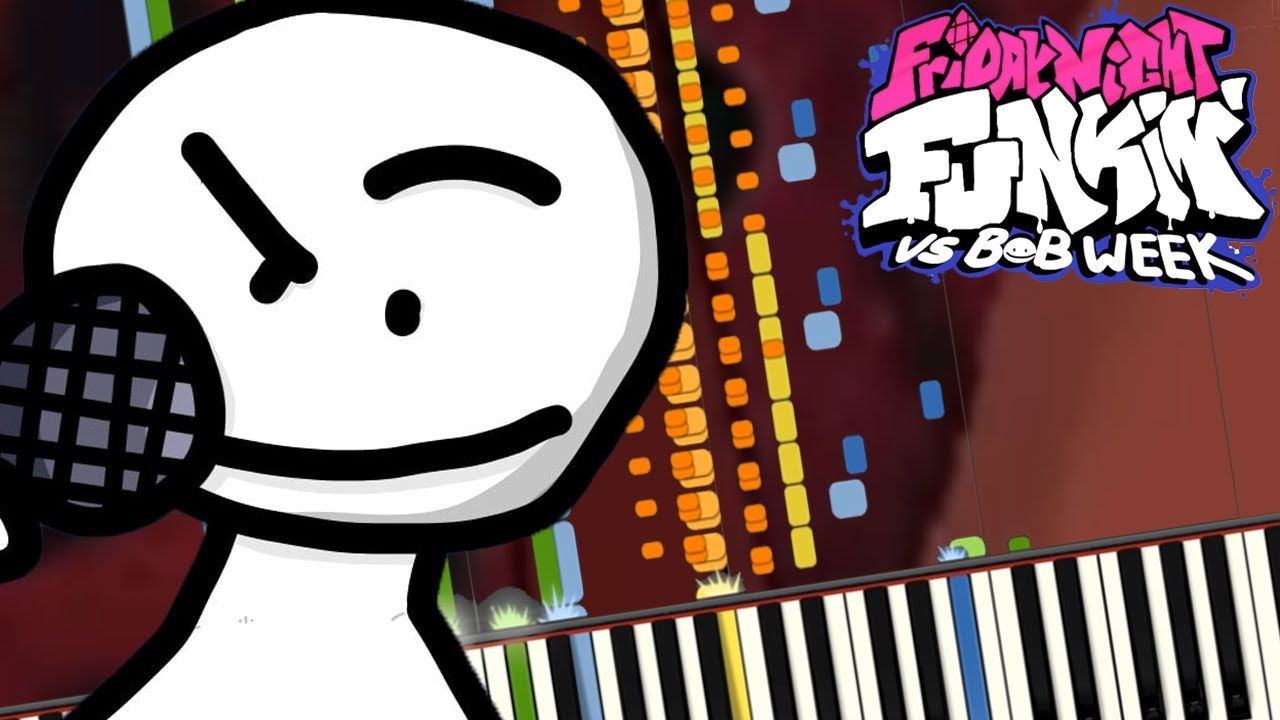 Run - Friday Night Funkin' VS Bob Week (Synthesia) - YouTube