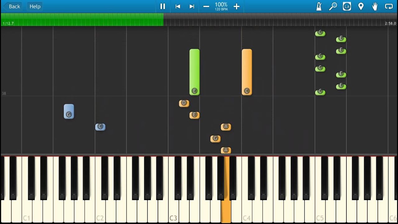 The Little Mermaid - Kiss The Girl - Piano Tutorial - Synthesia Cover ...
