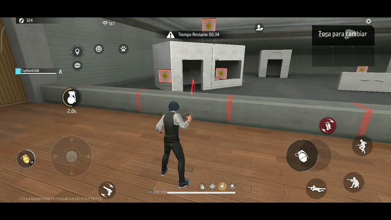 Garena Free Fire - Entrenamiento - Alcance de Granadas - Granada ...