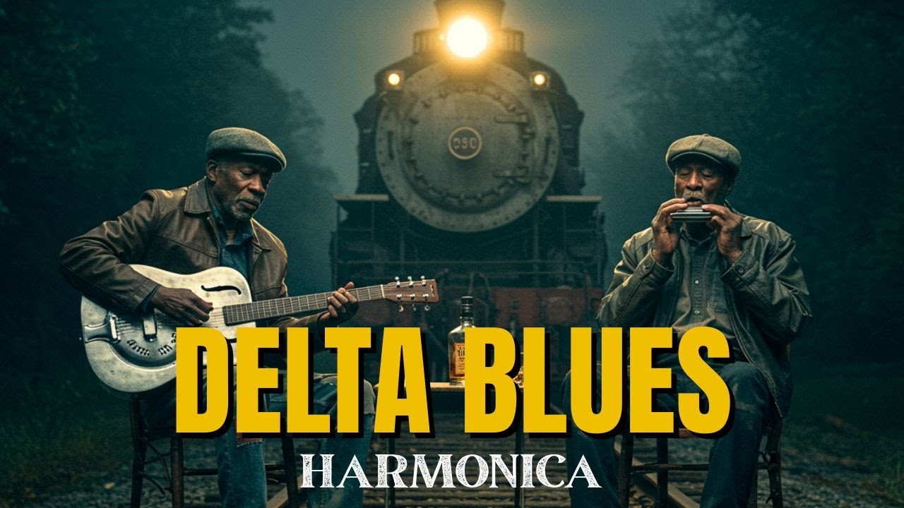 Blues Masterpiece | Delta Harmonica Blues | Relaxing Instrumental Blues ...