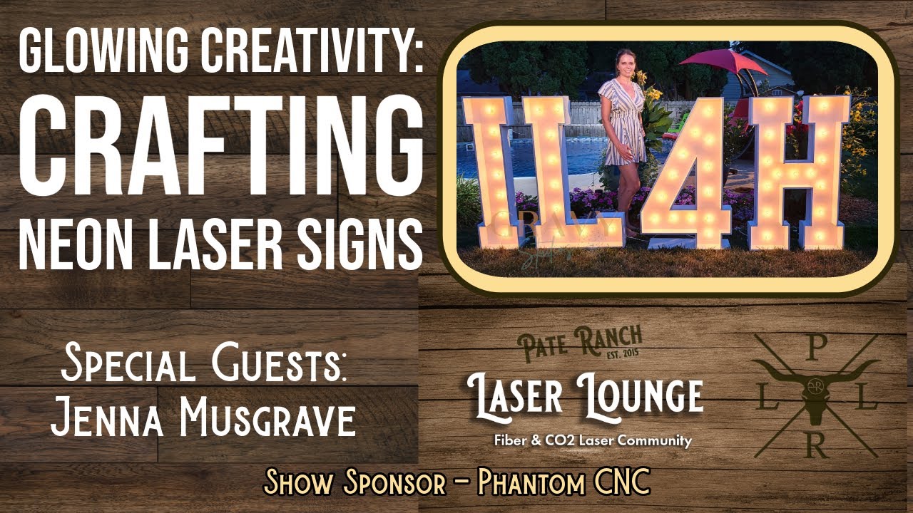 Glowing Creativity Crafting Neon Laser Signs - YouTube