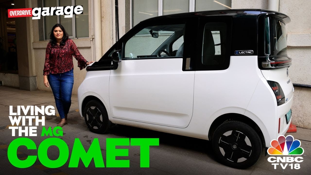 MG Comet EV Over 5104kms OD Garage Review | Overdrive | CNBC TV18 - YouTube