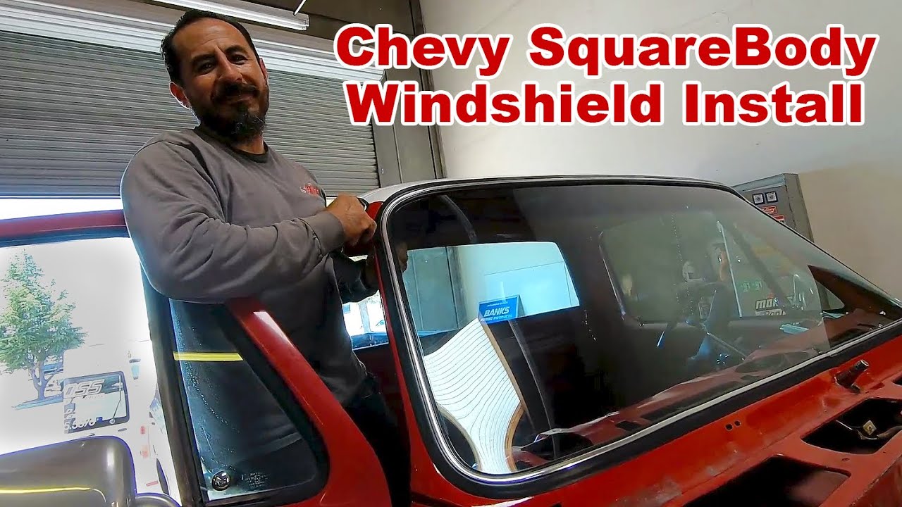 Chevy Square Body K10/C10 Windshield Installation by Moss Auto Glass ...