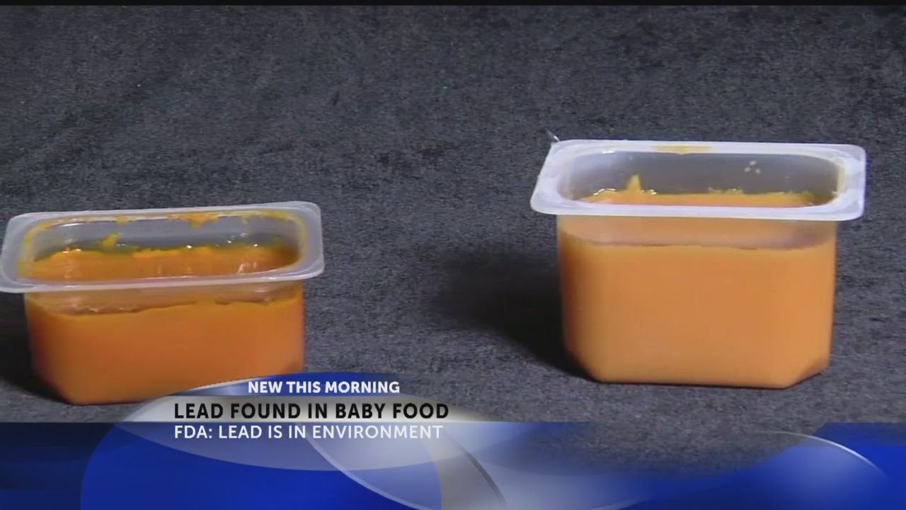 Detectable levels of lead found in baby food, new report shows - YouTube