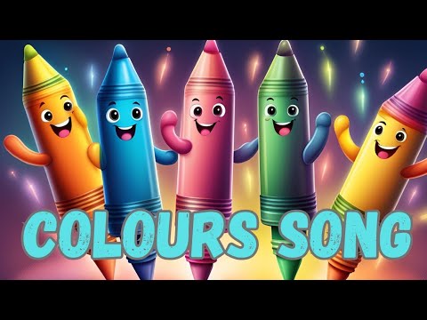 Colours song for kids I nursery rhymes for kids I learning video for ...