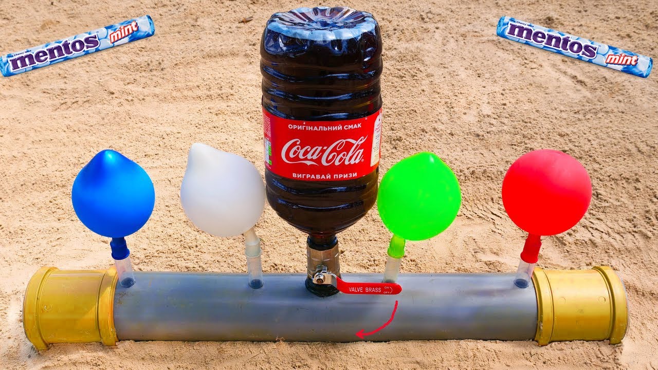 Experiment: Coca Cola VS Mentos - YouTube