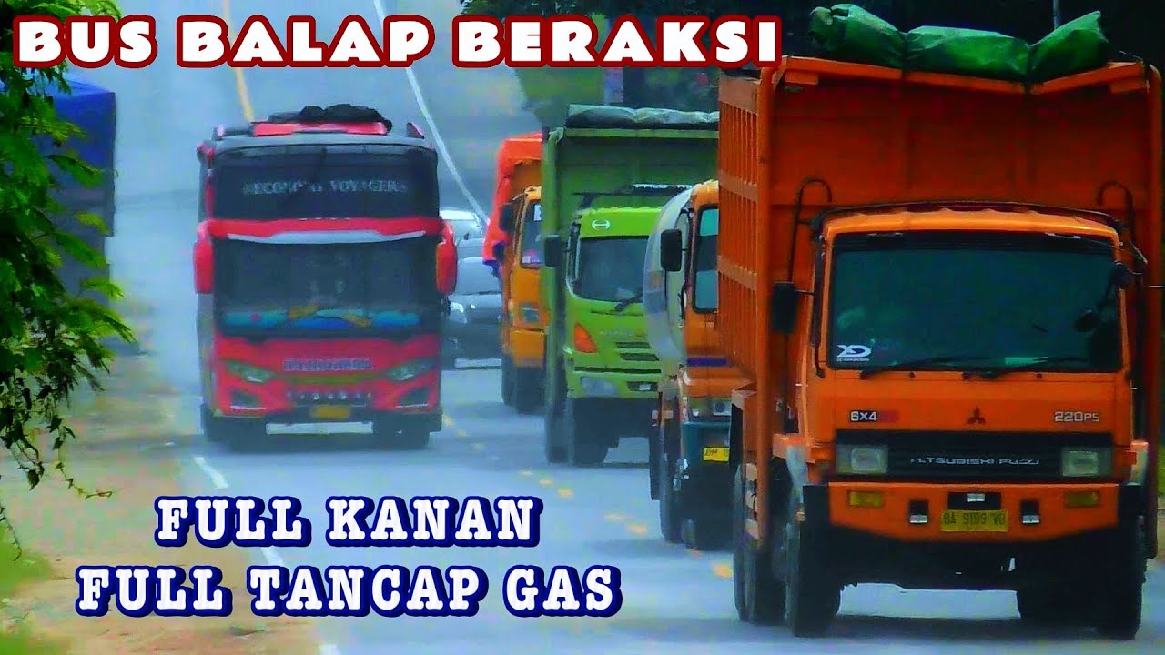 Bus Balap Beraksi Bus Halmahera Unjuk Skill Mengurai Padatnya Kendaraan ...