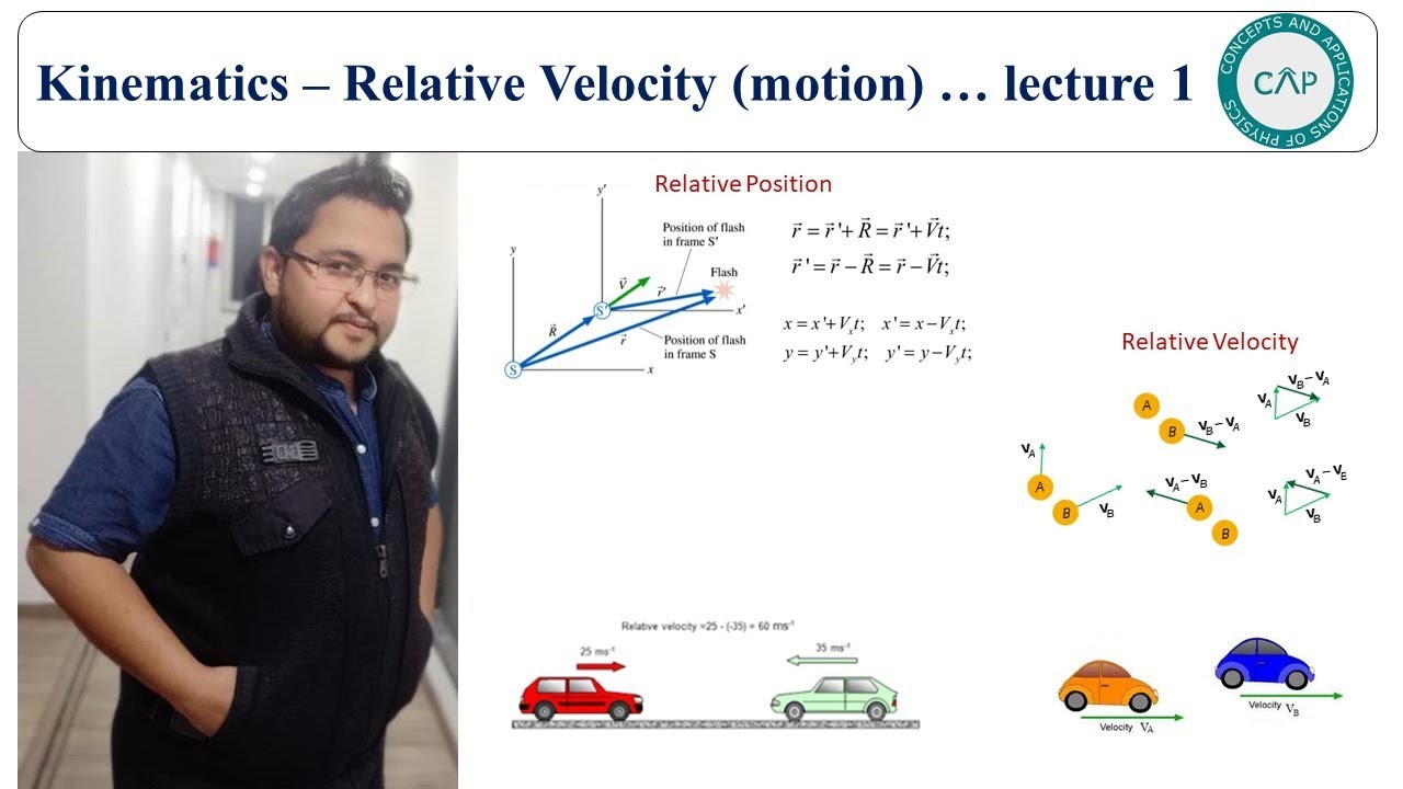 Kinematics - Relative motion ( position, velocity, acceleration ...