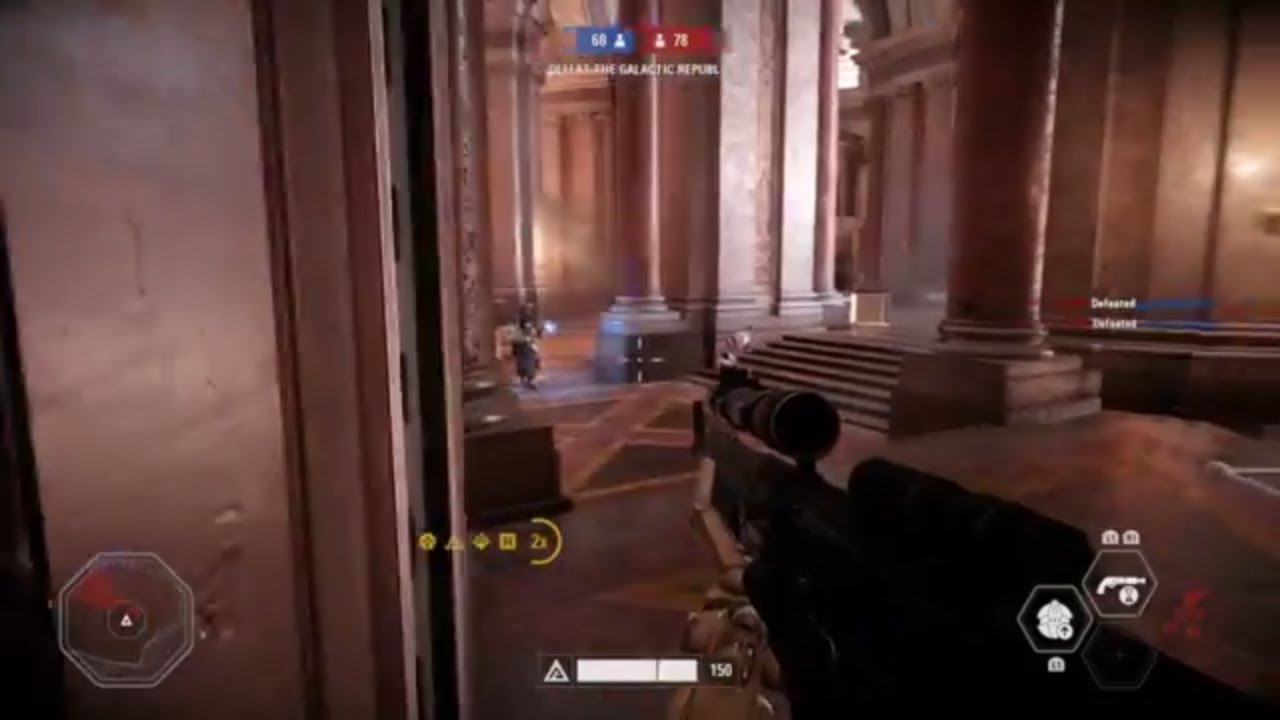 STAR WARS Battlefront II Assault Battle Droid First Person Gameplay In ...