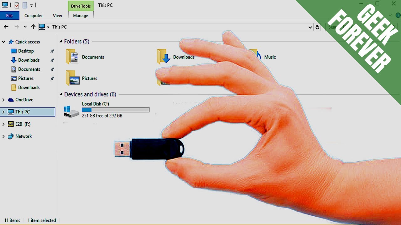 🖥️USB Not Showing in my Computer (using CMD DISKPART) - YouTube