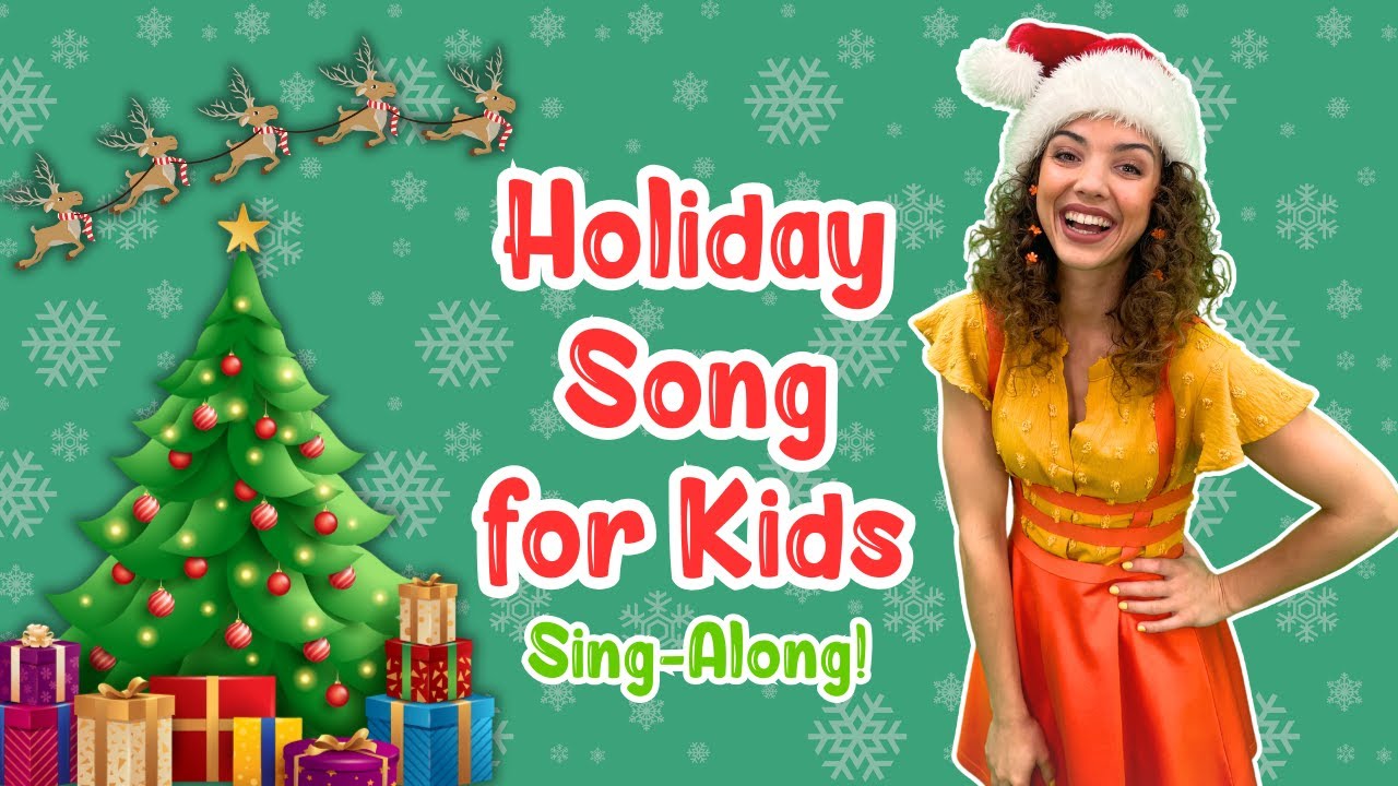 Holiday Song for Kids 🎄 Sing-Along with Miss Sunshine! 🎁 Toddler Songs ...