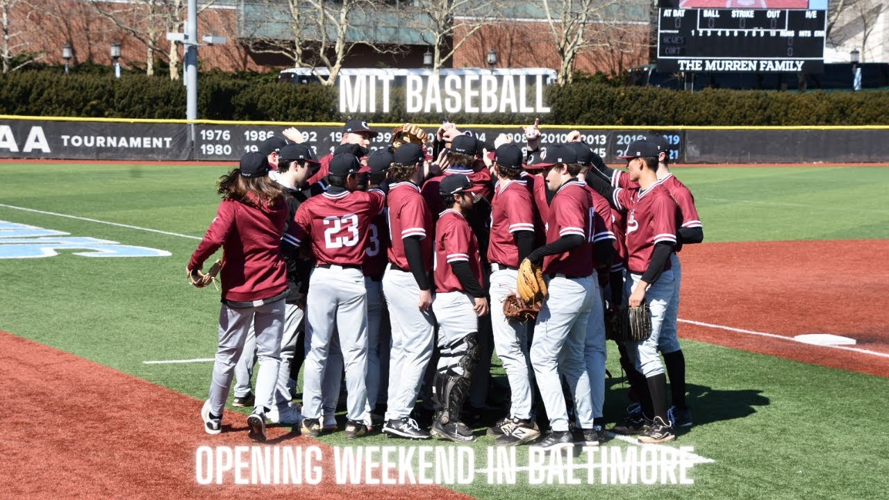 MIT Baseball Opening Weekend in Baltimore - YouTube