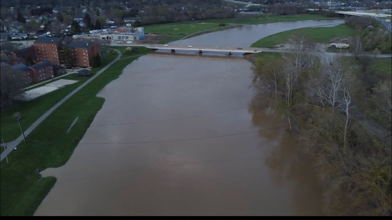 Flooding Athens Ohio April 4, 2024 - YouTube