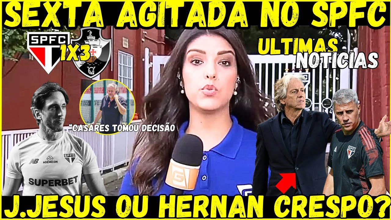 🚨BOMBA! FUTURO DE ZUBELDIA DEFINIDO! QUEM VEM ? CERESPO OU JESUS? ULTIMAS NOTÍCIAS DO SÃO PAULO ...
