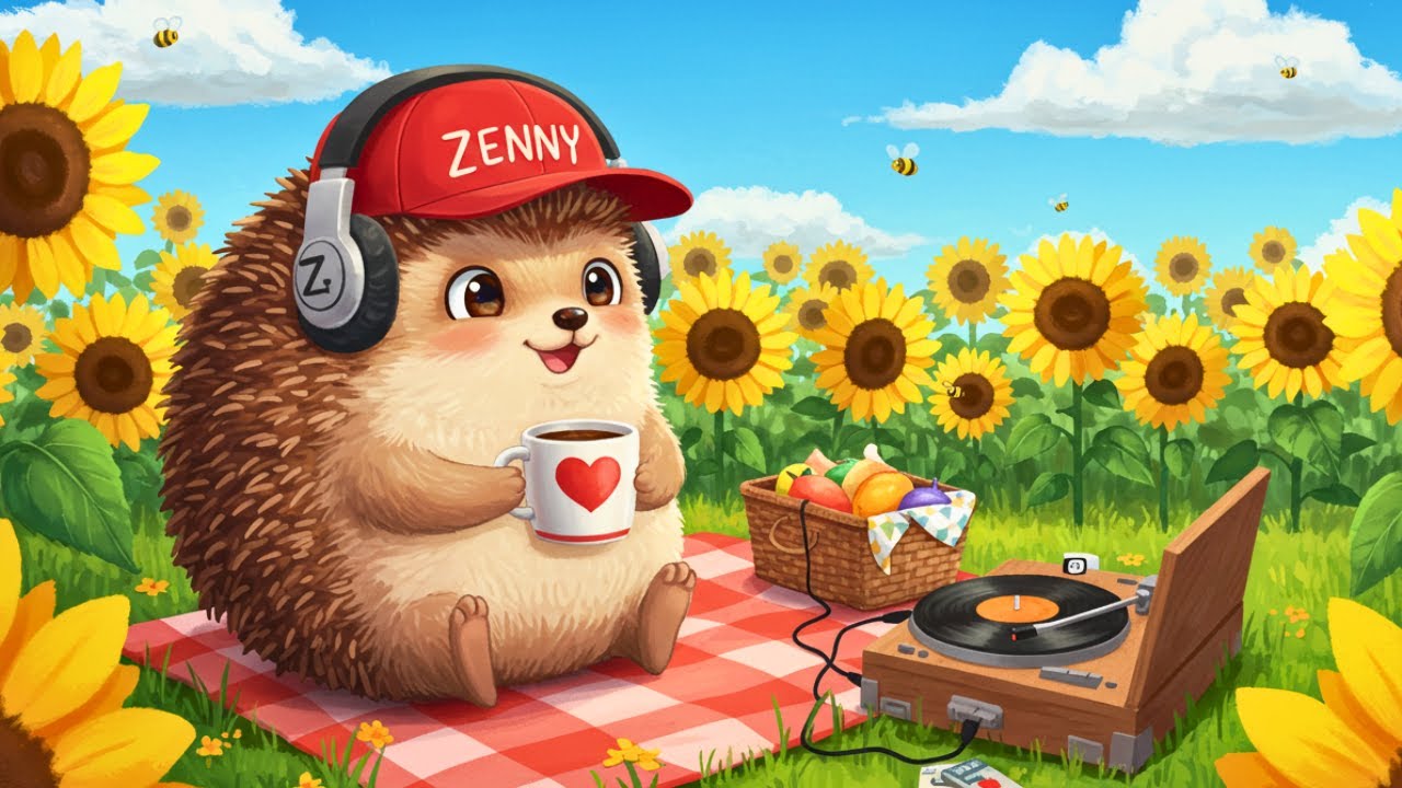Zenny’s Sunflower Picnic 🌻☕ Relaxing Lofi for Study Time Chill & Focus ...