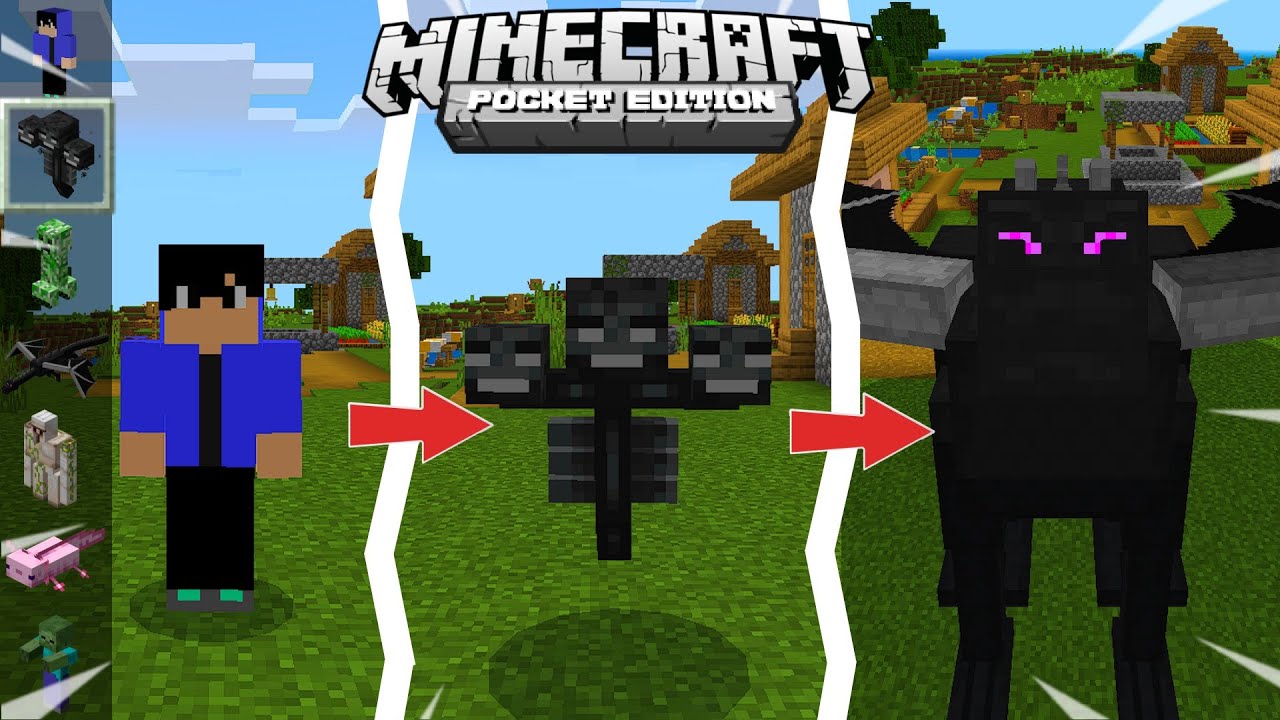 SAIU!! COMO VIRAR qualquer MOB e BOSSES no MINECRAFT PE *Igual Mod ...