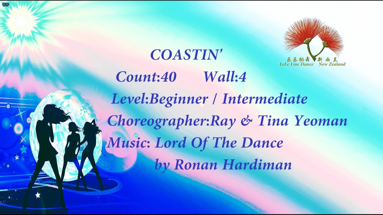 COASTIN' linedance( Walk through) - YouTube