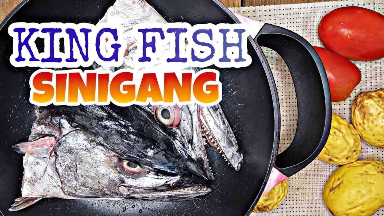 How to cook SOUR SOUP FISH/SINIGANG KING FISH - YouTube