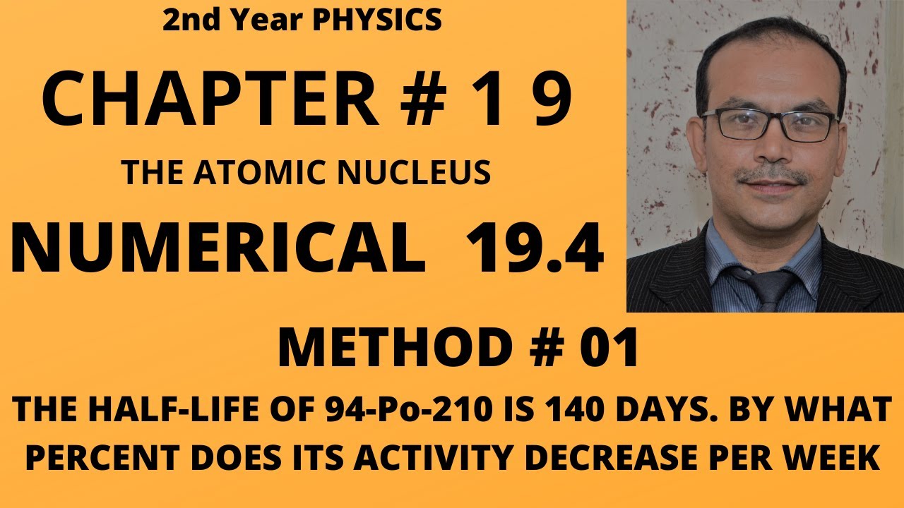 2nd Year Physics, Numerical 19.4 Method # 01, Chapter 19. Most ...