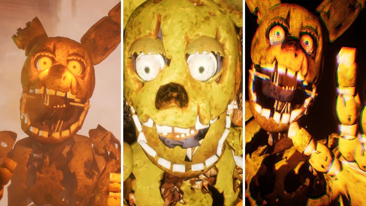 FNAF: Security Breach Ruin DLC - Springtrap & Jumpscare - YouTube