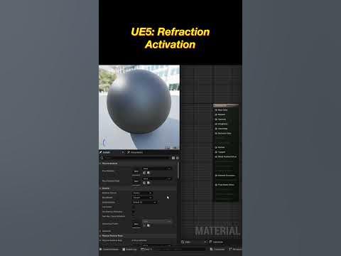#ue5 - Refraction Activation #unrealengine #cg #gamedevelopment - YouTube