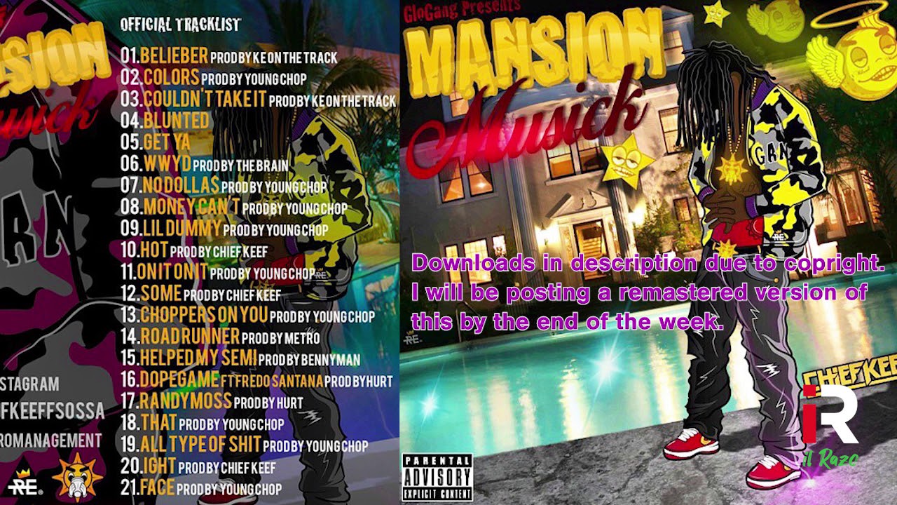 Chief Keef Original Mansion Musick Album (2014) - YouTube