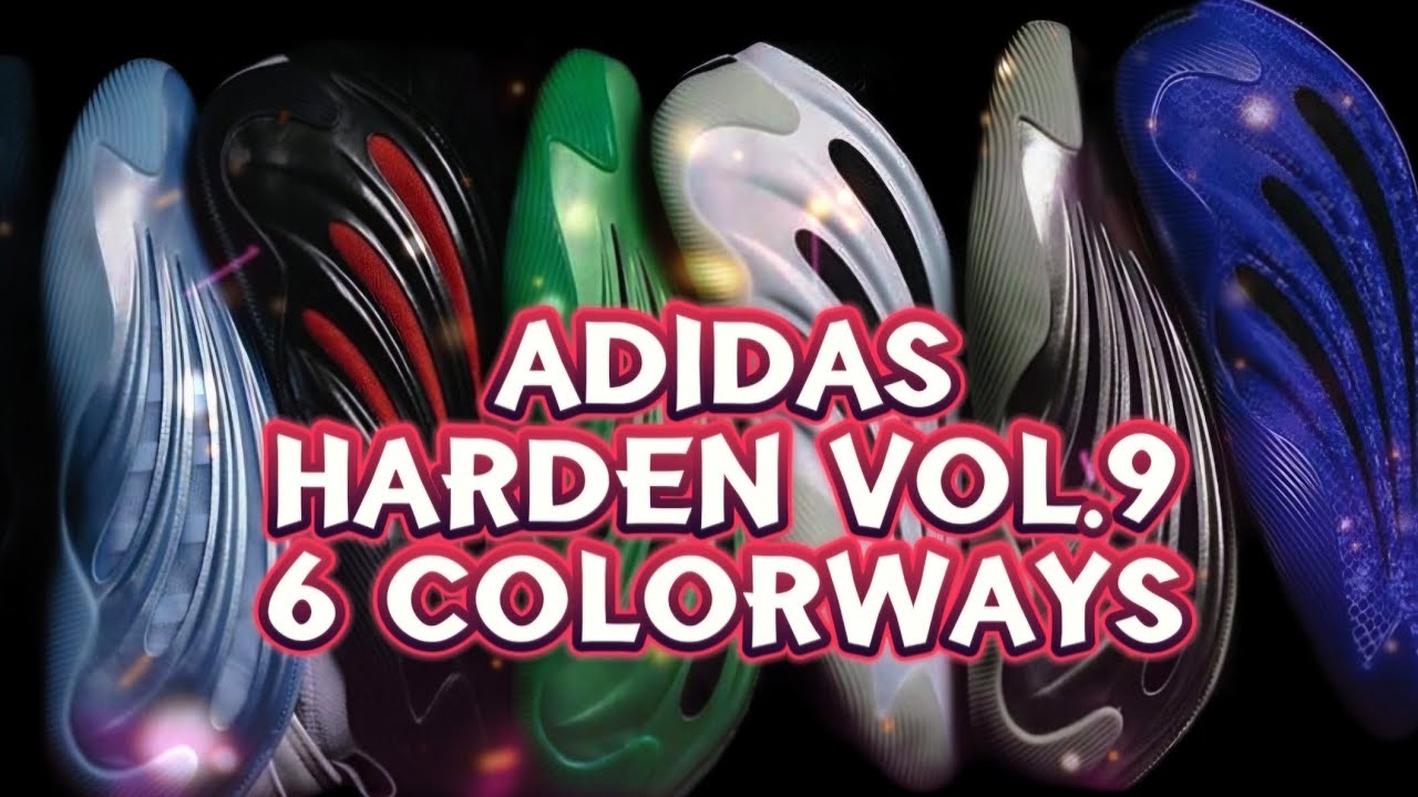 HARDEN VOL.9- 6 COLORWAYS - YouTube