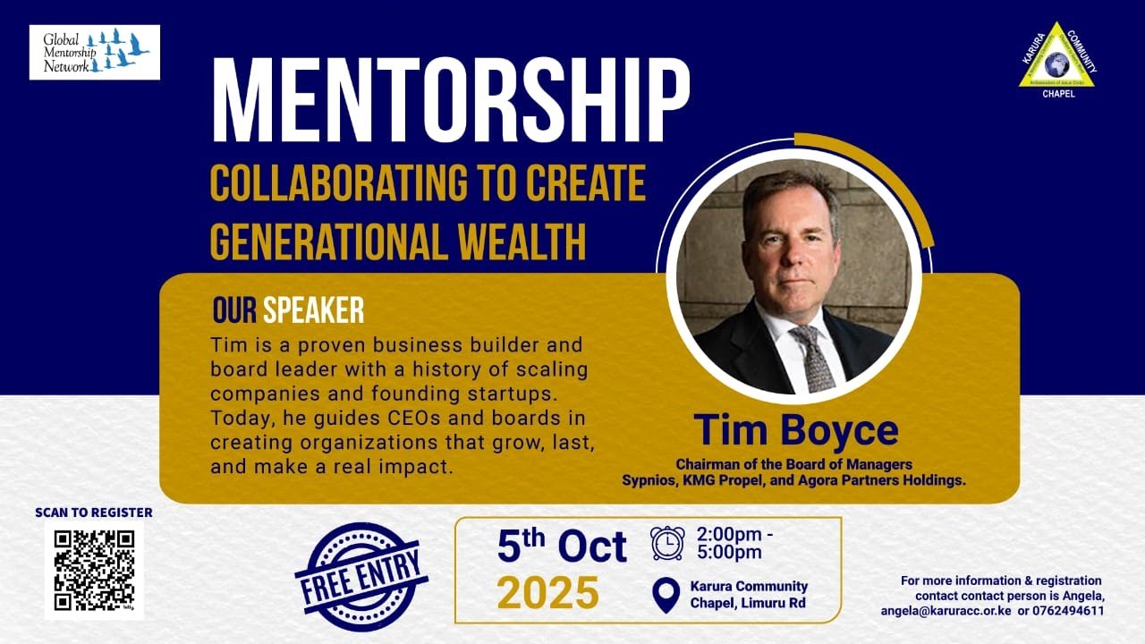 Mentorship with Tim Boyce: Collaborating to Create Generational Wealth ...