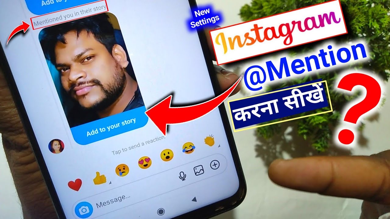 Instagram me mention kaise kare | How to mention someone in instagram ...