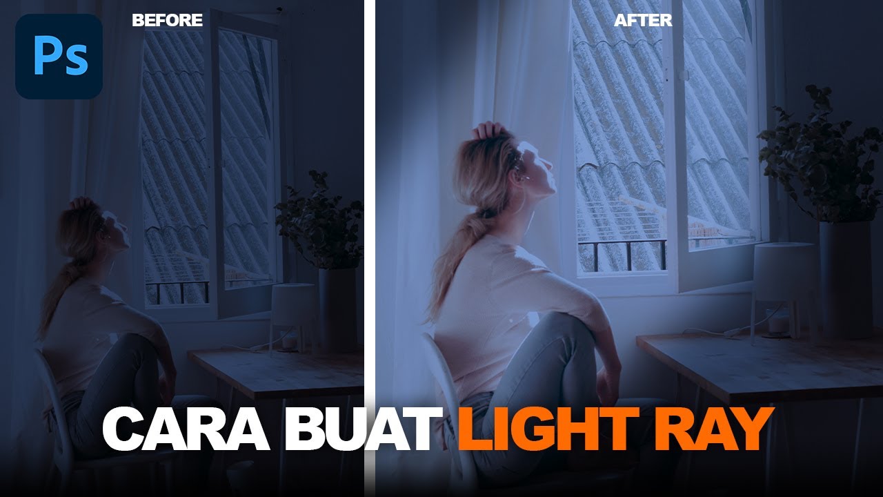 CARA BUAT LIGHT RAYS DI PHOTOSHOP | HOW TO MAKE LIGHT RAYS IN PHOTOSHOP ...