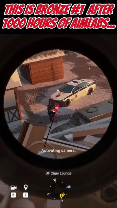 This is Bronze #1 after 1000 hours of aimlabs... #rainbow6siege #r6 - YouTube