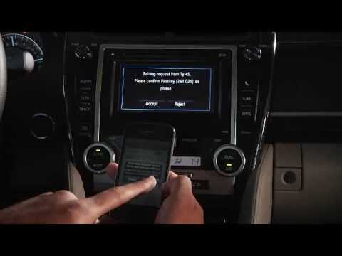 Camry iPhone Bluetooth Set Up Instructions - YouTube