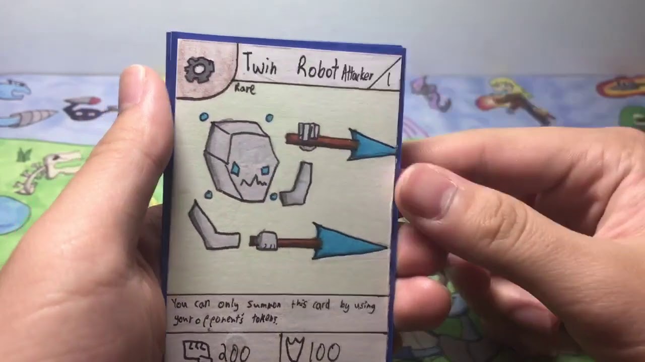 Homemade tcg: Twin Robot Archetype (Dimension Battles) - YouTube