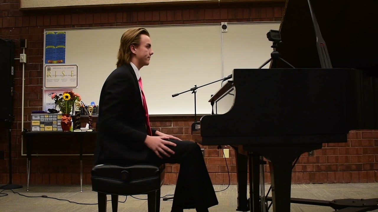 Marcus Newton Senior Piano Recital - YouTube