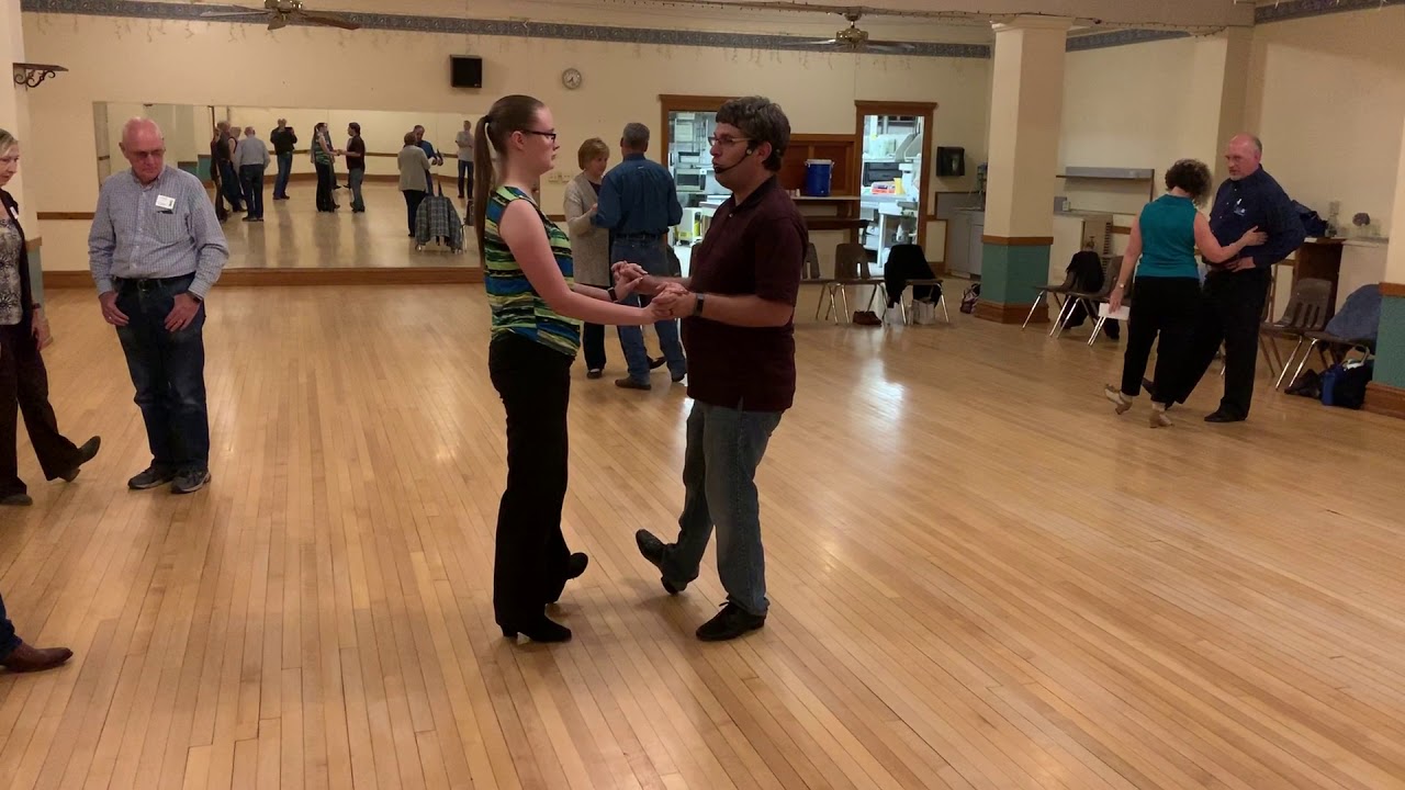 Round Dancing Jive "Travelling Sand Step" Demonstration - YouTube