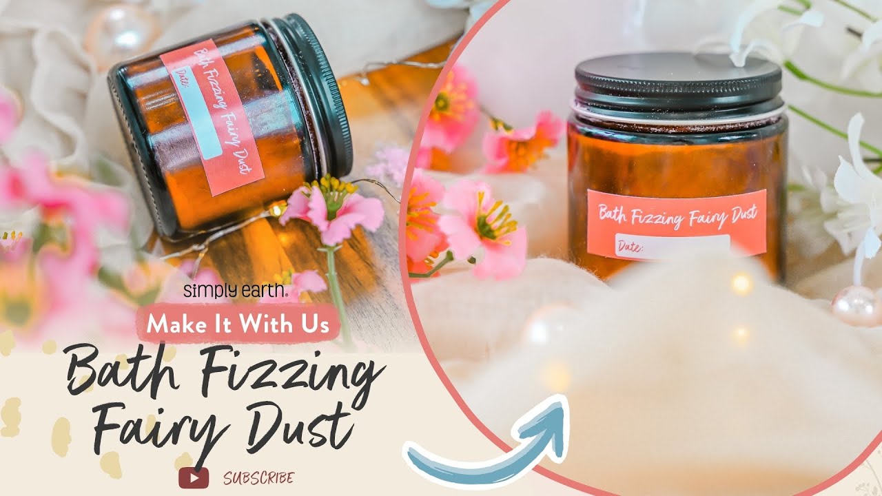 DIY Bath Fizzing Fairy Dust Recipe | Luxurious Bath Time Treats - YouTube