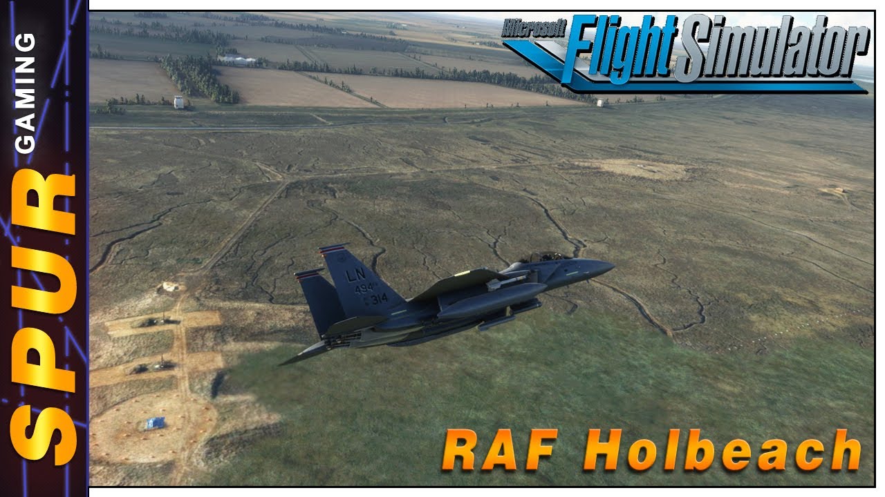 DC Designs F-15E - RAF Holbeach Bomb Range Scenery Mod - MSFS2020 - YouTube