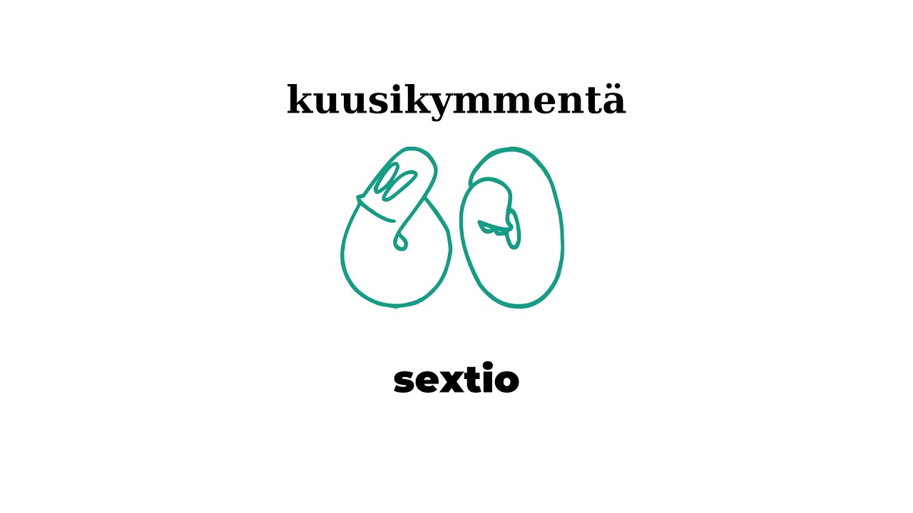 Numerot ruotsiksi - YouTube