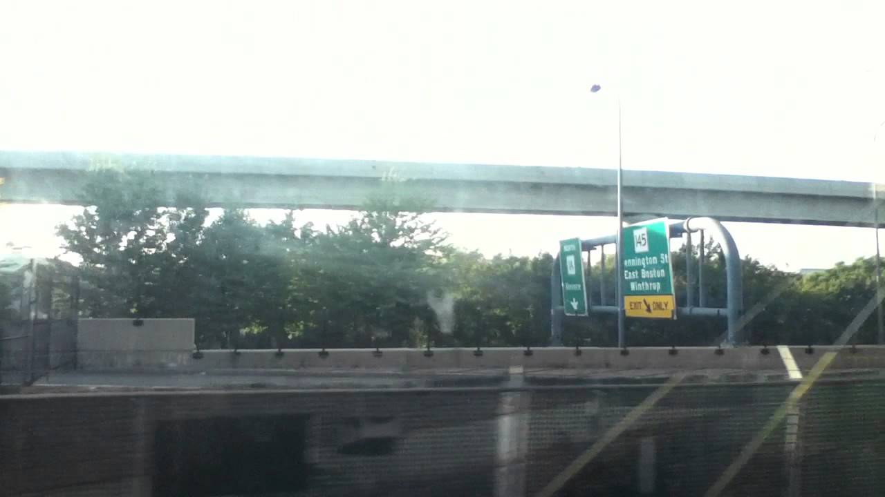 Boston Blue Line "T" (MBTA) State Station to Suffolk Downs Station ...