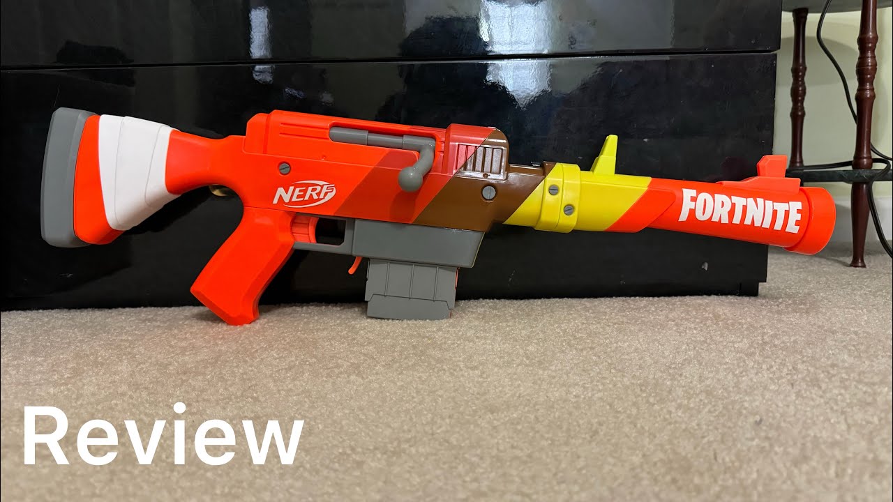 [REVIEW] Nerf Fortnite HR (realistic bolt action!) - YouTube