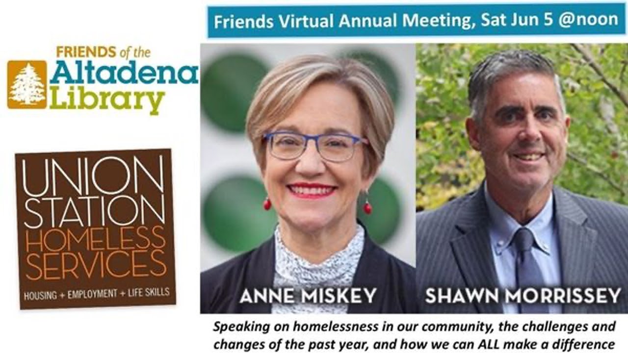 Full Friends of the Altadena Library Annual Meeting | June 5, 2021 ...