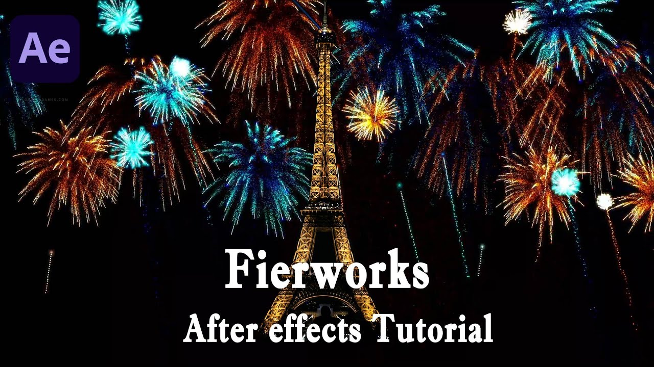 Fireworks Expulsion - After Effects Tutorial - Particular Plugin - Part 2 - YouTube