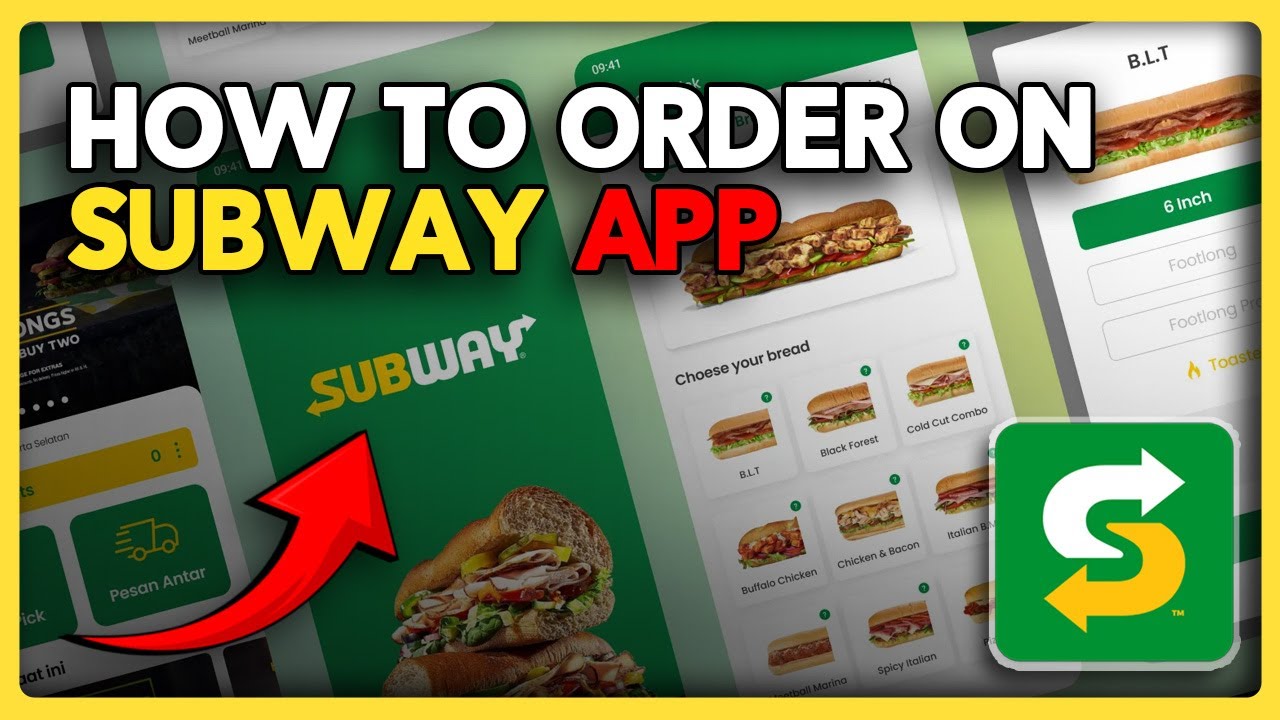 How to Order on Subway App (2025) - YouTube