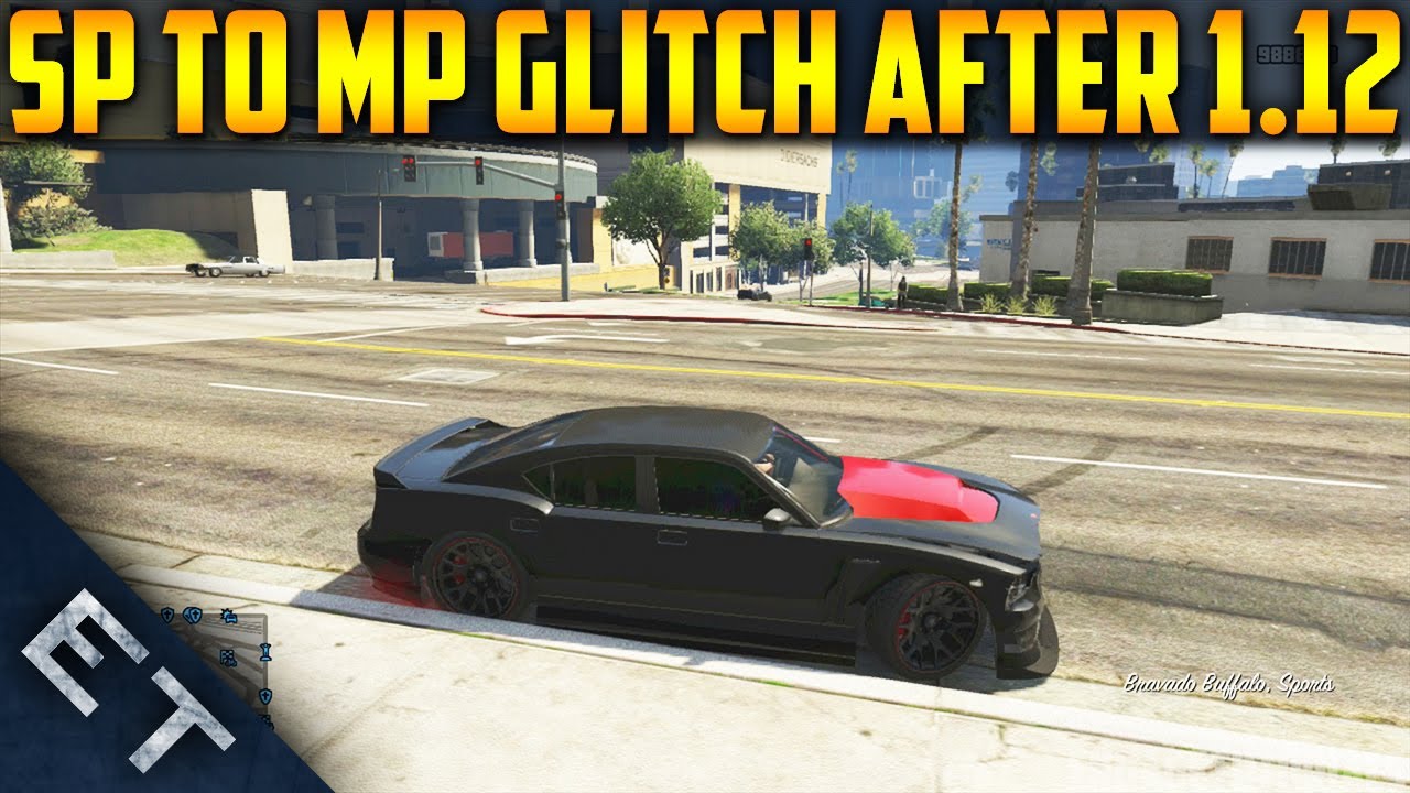 GTA 5 Online - New "SP to MP Car Glitch" After Patch 1.12! (Bring SP ...