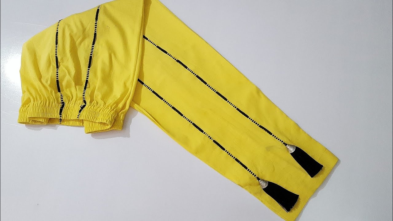 Creative Capri bottom design 2019 cutting and stitching - YouTube