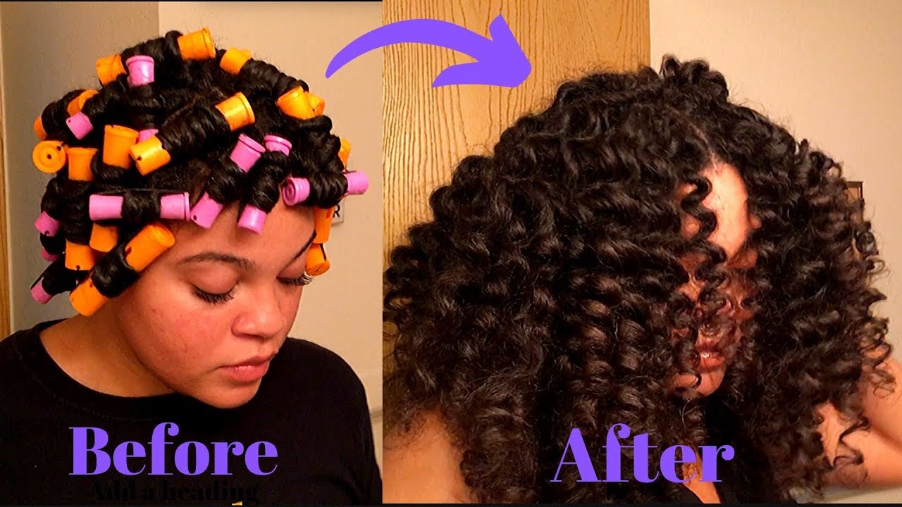How To: The Ultimate Perm Rod Set on Wet Hair - YouTube